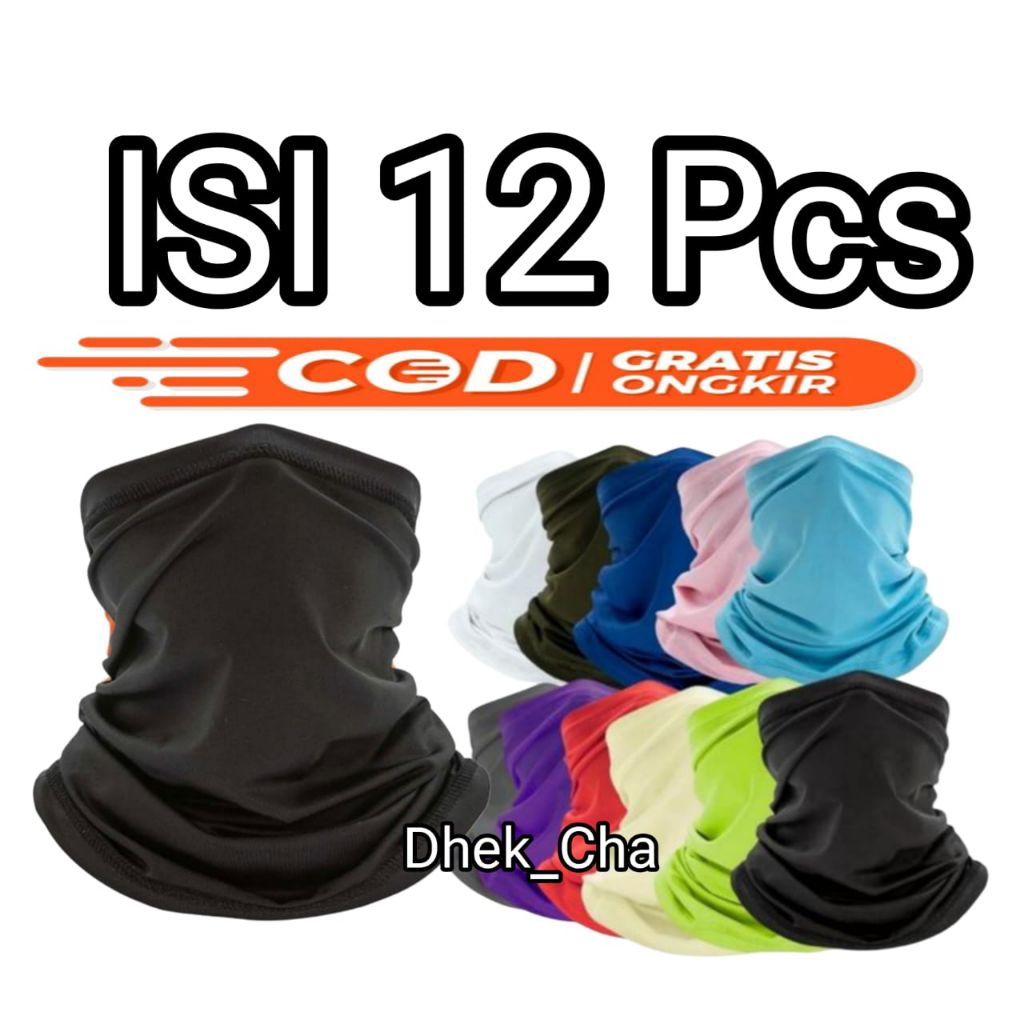 Jual Buff Masker Isi 12 Pcs // Baff Kemasan Per Pcs | Shopee Indonesia