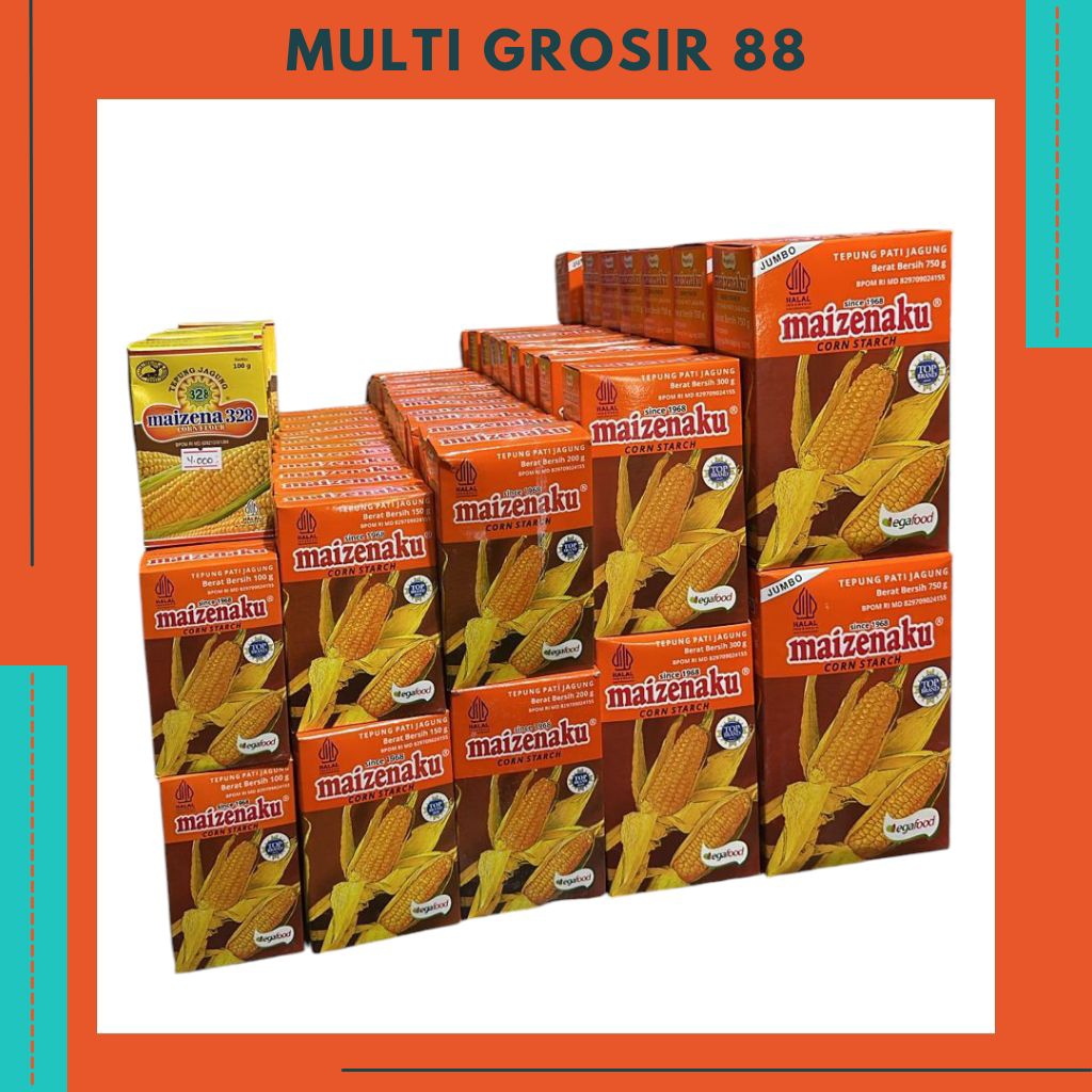 Jual MG88 Maizenaku Tepung Pati Jagung Corn Starch 100 150 200 300 750 ...