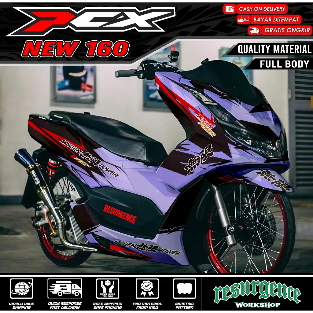 Jual (COD) Decal Sticker PCX 160 2021 2022 2023 2024 Full Body - DEKAL ...