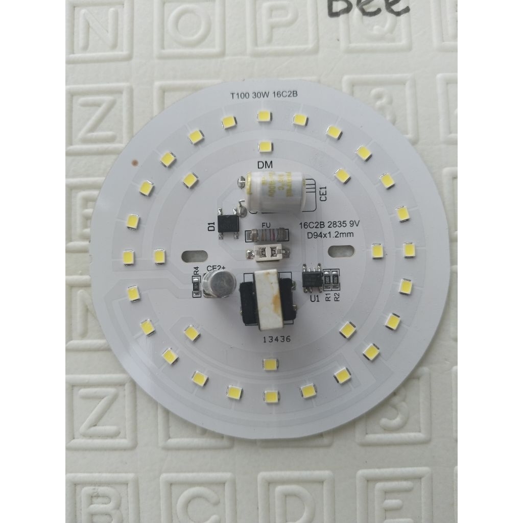 Jual mesin lampu LED 30watt travo BL super terang D 94MM 9v | Shopee ...