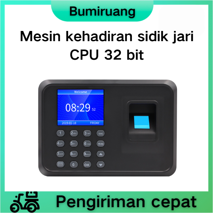 Jual BUMIRUANG Absence Machines mesin absensi Fingerprint Bahasa ...