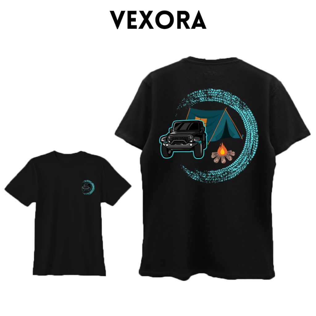 Jual Vexora Kaos Pria Lengan Pendek - Jeep - T Shirt Cotton Combed 30s | Shopee Indonesia
