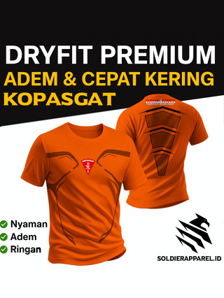 Jual Kaos Dryfit Kopasgat | Kaos Olahraga Premium Pria – Adem, Ringan, Cepat Kering | DryTech ...