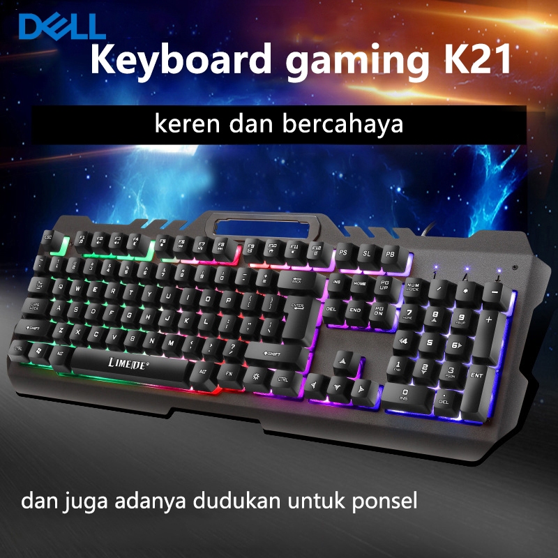 Jual Keyboard Gaming and Mouse Mechanical RGB led/Set Mouse Dan Keycaps ...
