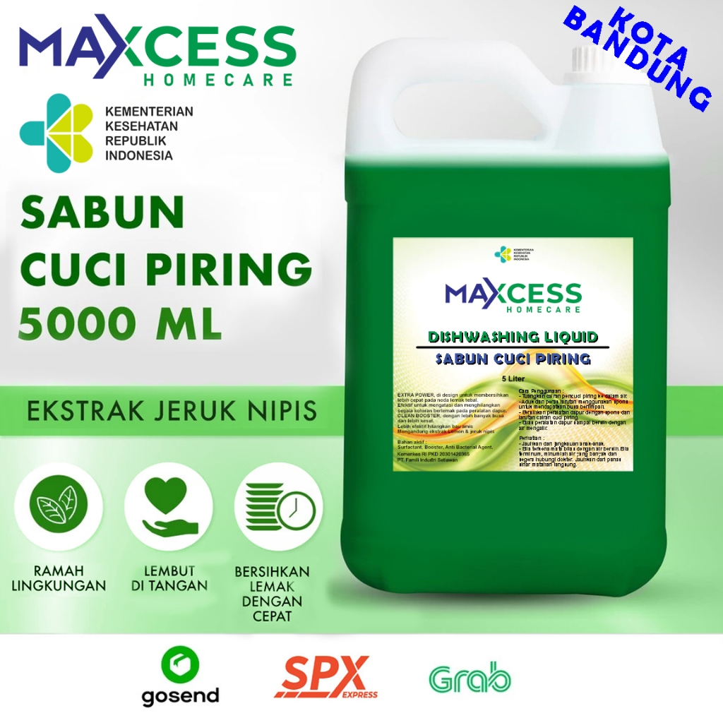 Jual Maxcess Homecare Sabun Cuci Piring 5000 ML | Shopee Indonesia