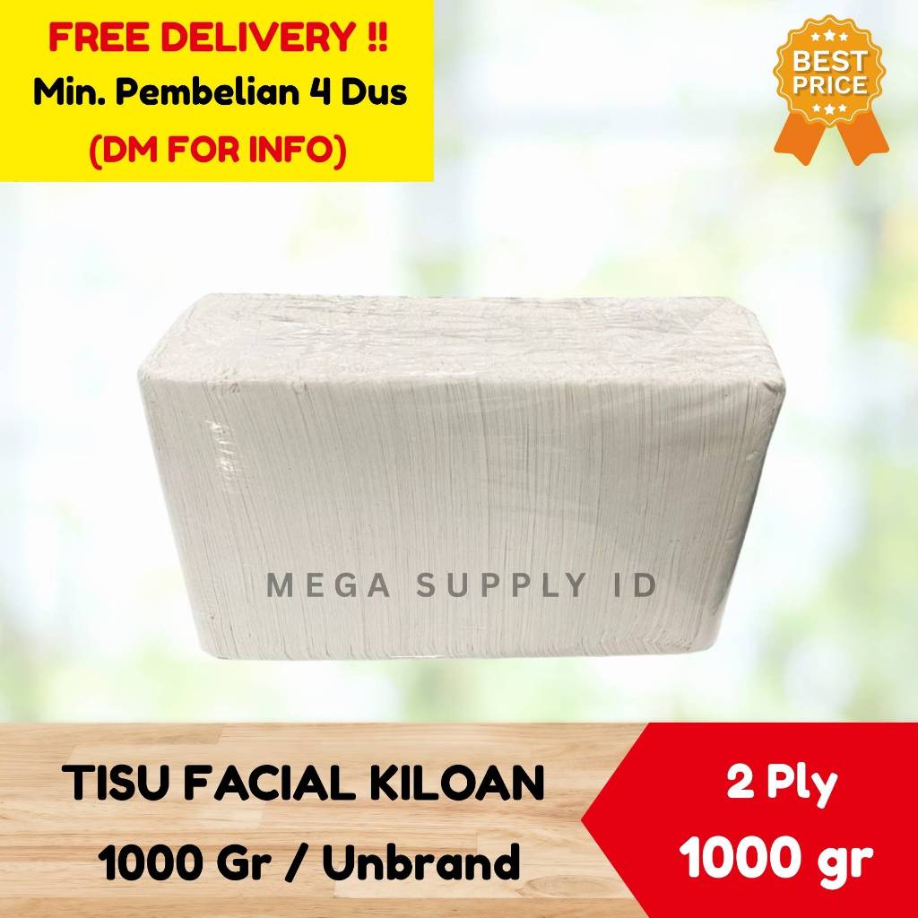 Jual [GROSIR] TISU / TISSUE HVS FACIAL KILOAN 1000GR | FACIAL TISSUE ...
