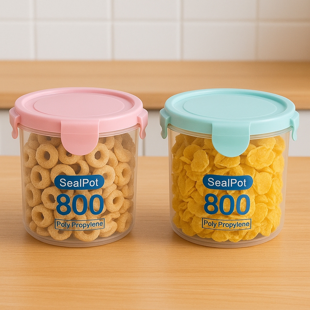 Jual Surprice Toples Bumbu Kotak 800ML / Toples Kedap Udara / Toples ...