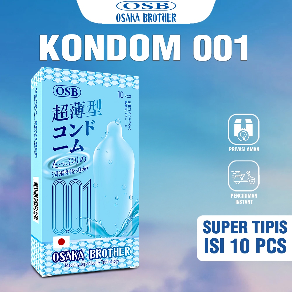 Jual Kondom 001 Super Tipis OSB OSAKA BROTHER - Isi 10 Pcs | Shopee Indonesia