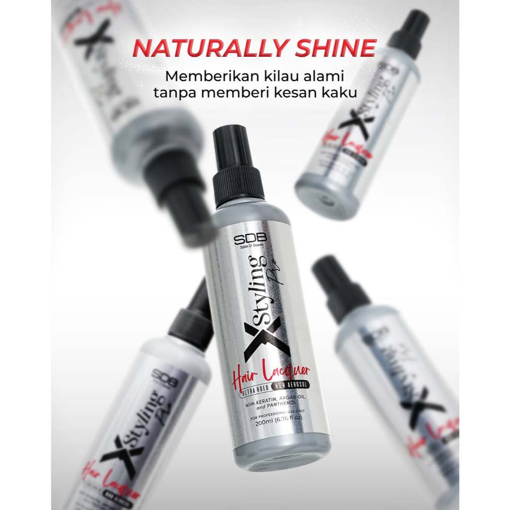 Jual NEW LAUNCH - SDB X Styling Pro - Hair Lacquer Ultra Hold Non ...