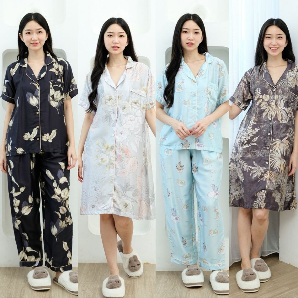 Jual Cielyn | Organic Silk | Sweet Dream Vol 2 | Piyama dan Dress ...