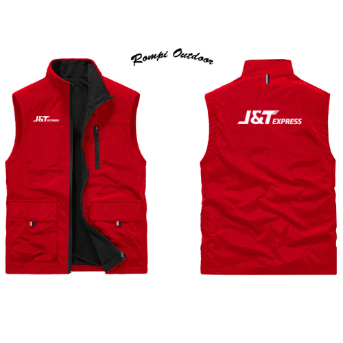 Jual TERBARU Jaket Rompi JNT EXPRESS Waterproof Rompi Pria J&T Exspress ...