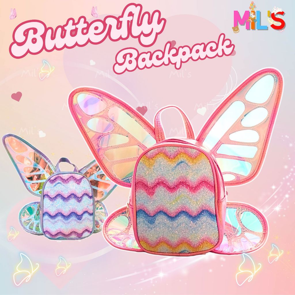 Jual [ CUTE MIL'S ] READY!! BACK TO SCHOOL ANAK BERSAYAP KUPU KUPU ...