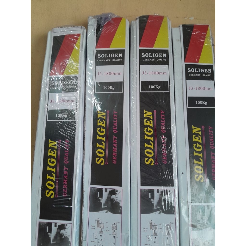 Jual rel pintu dorong sliding/rel pintu geser 180 cm / j3 soligen ...