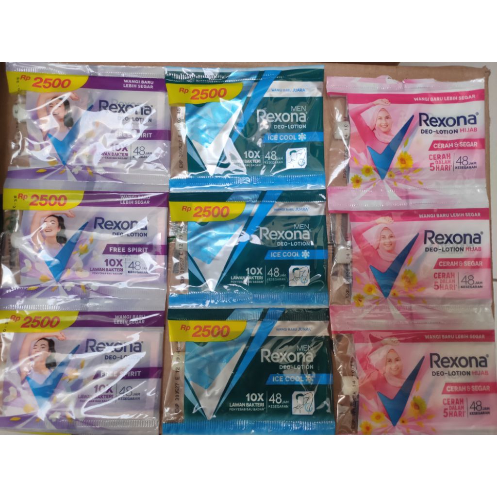 Jual 1 KARTON REXONA SACHET ISI 14 RENCENG [1RENCENG ISI 12PCS ...