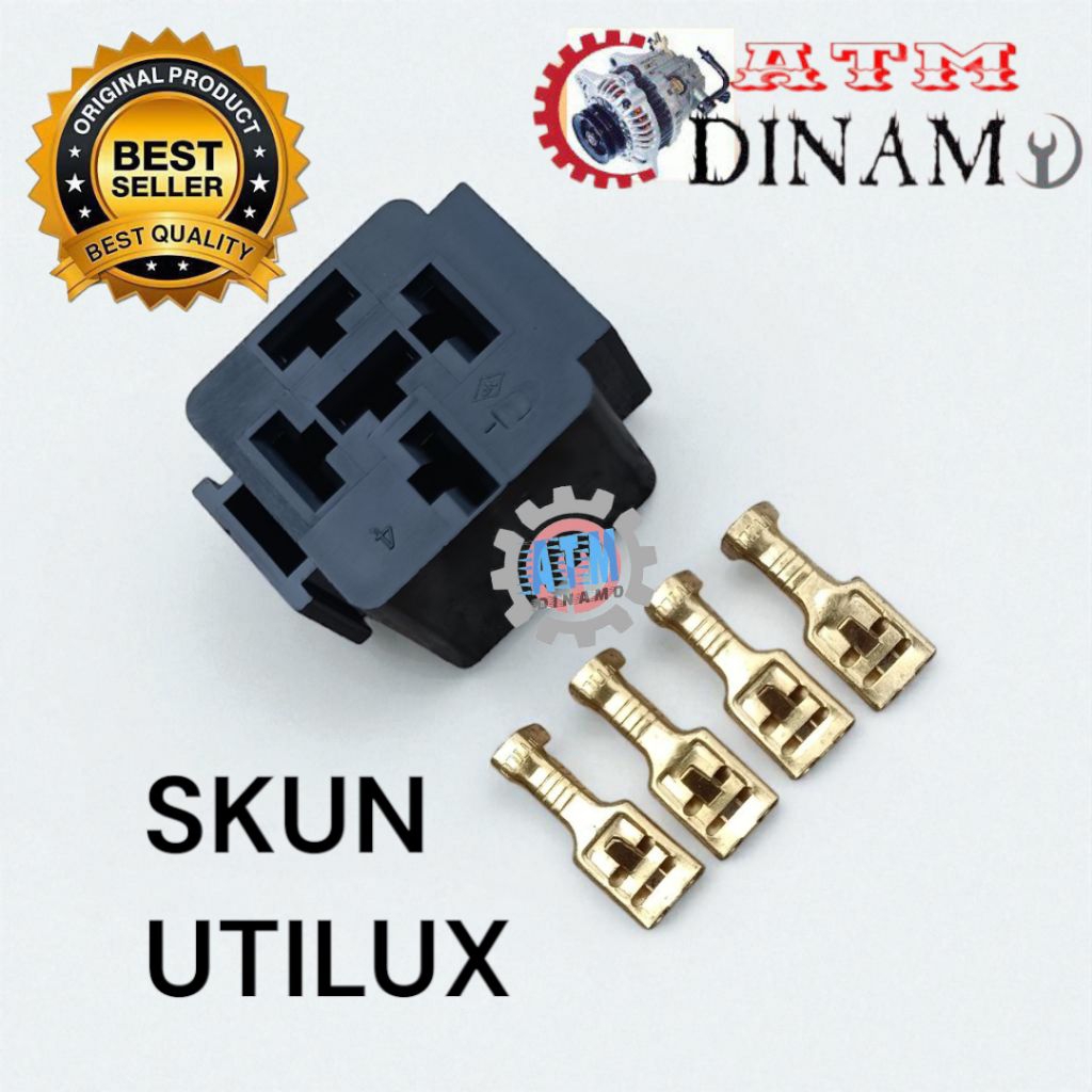 Jual RUMAH HOLDER SOKCET RELLAY GANDENG + SKUN UTILUX | Shopee Indonesia