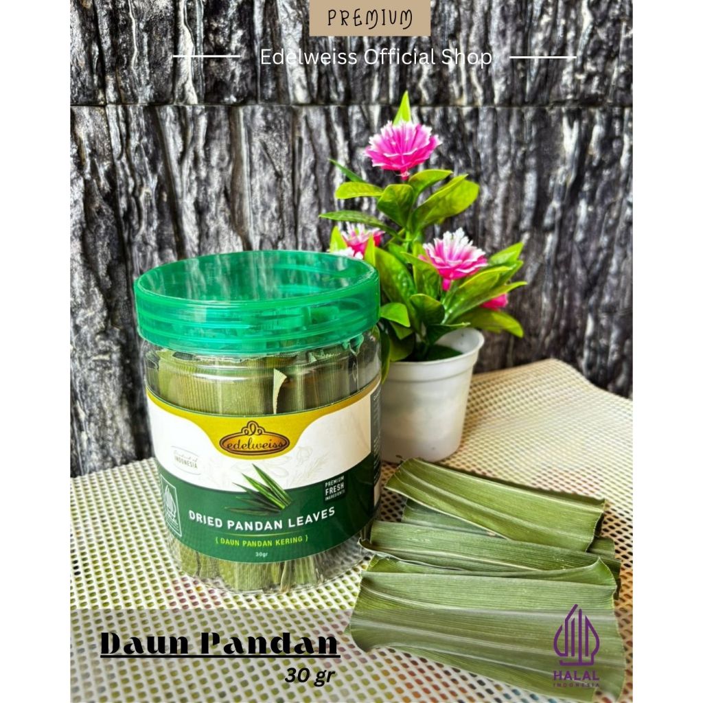 Jual Daun Pandan Kering 30 gr (Pandanus Dried Leaf) Edelweiss | Shopee ...
