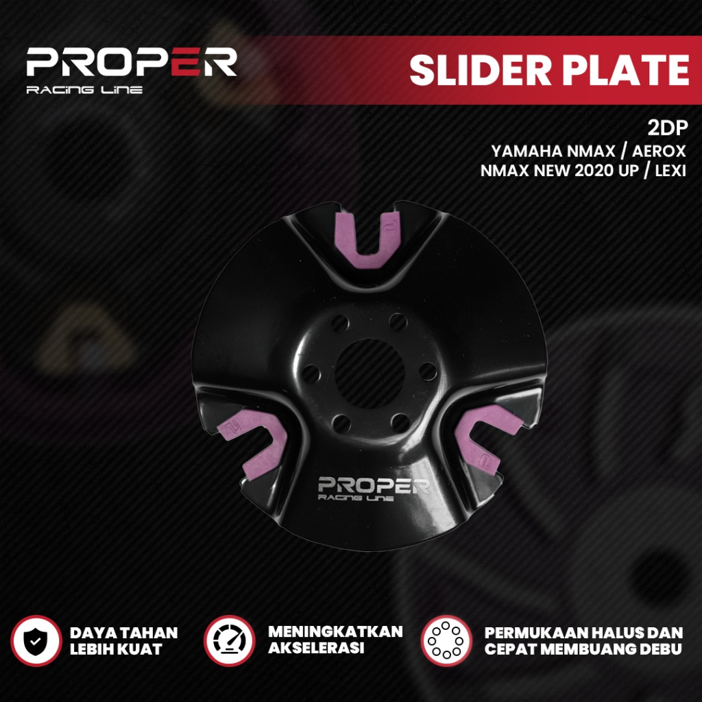 Jual PROPER RACING LINE SLIDER PLATE 2DP YAMAHA NMAX AEROX NMAX NEW ...