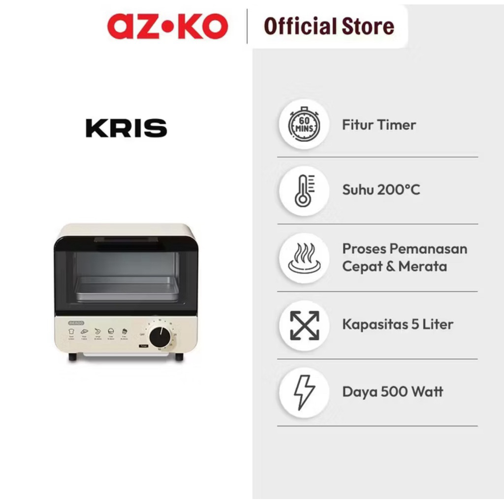 Jual MEMOO 5 Ltr Mini Oven Toaster - 5L | Shopee Indonesia