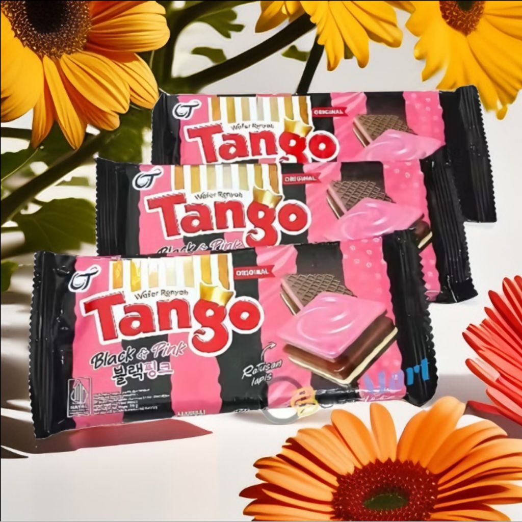 Jual Wafer Tango Black & Pink 1 Pak Isi 10 Pcs Wafer Tango Dengan ...