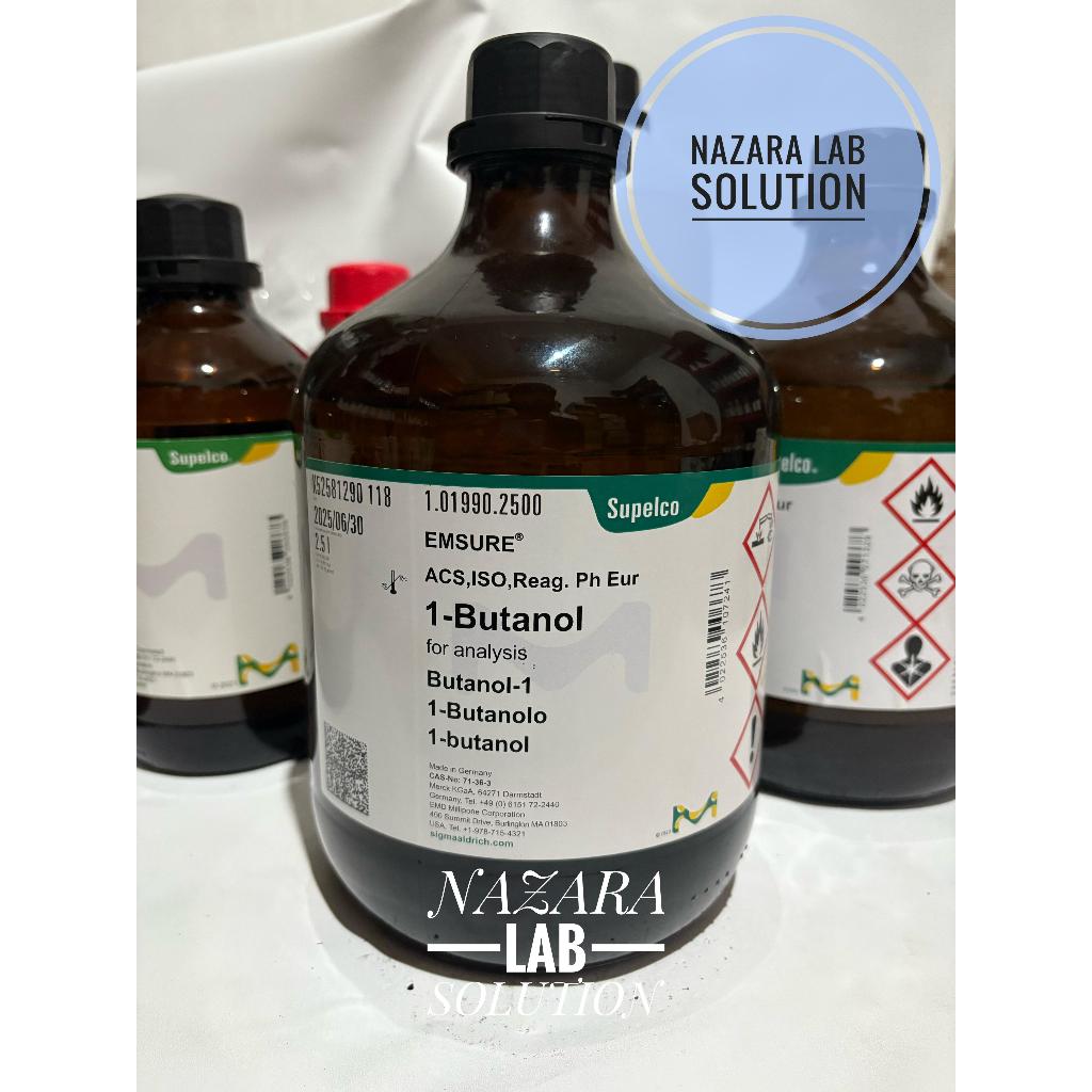 Jual 1-BUTANOL / BUTIL ALKOHOL / N-BUTANOL/ C4H10O MERCK 101990 2,5L ...