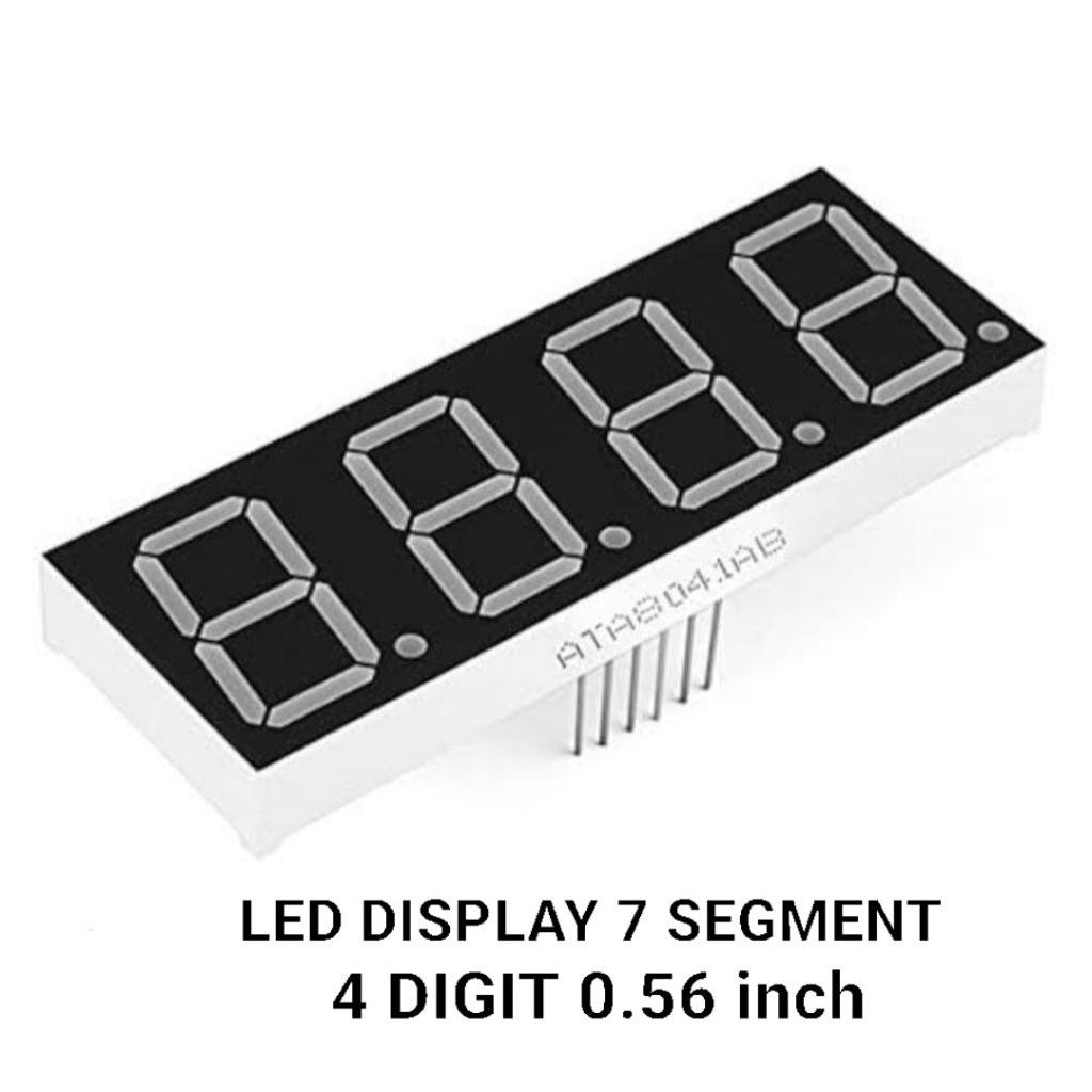 Jual LED display 7 segment 4 digit 0.56" inch warna merah | Shopee ...