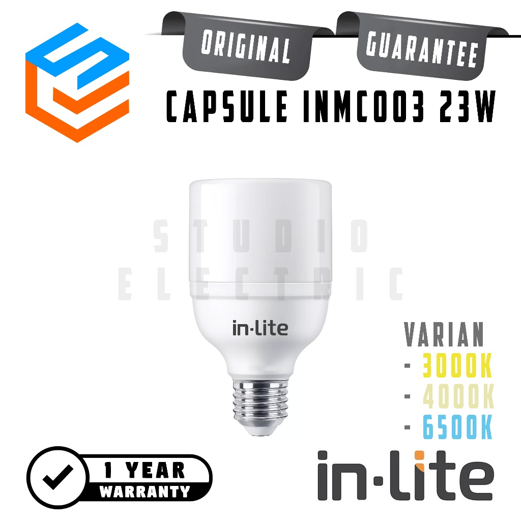Jual Inlite INMC003 LED Bulb Lampu Bohlam Mini Capsule Satuan 23W Putih ...