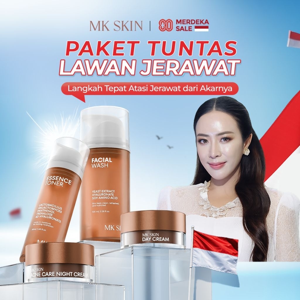Jual (READY) MK SKIN PAKET WAJAH ACNE SERIES PAKET MENGHILANGKAN ...