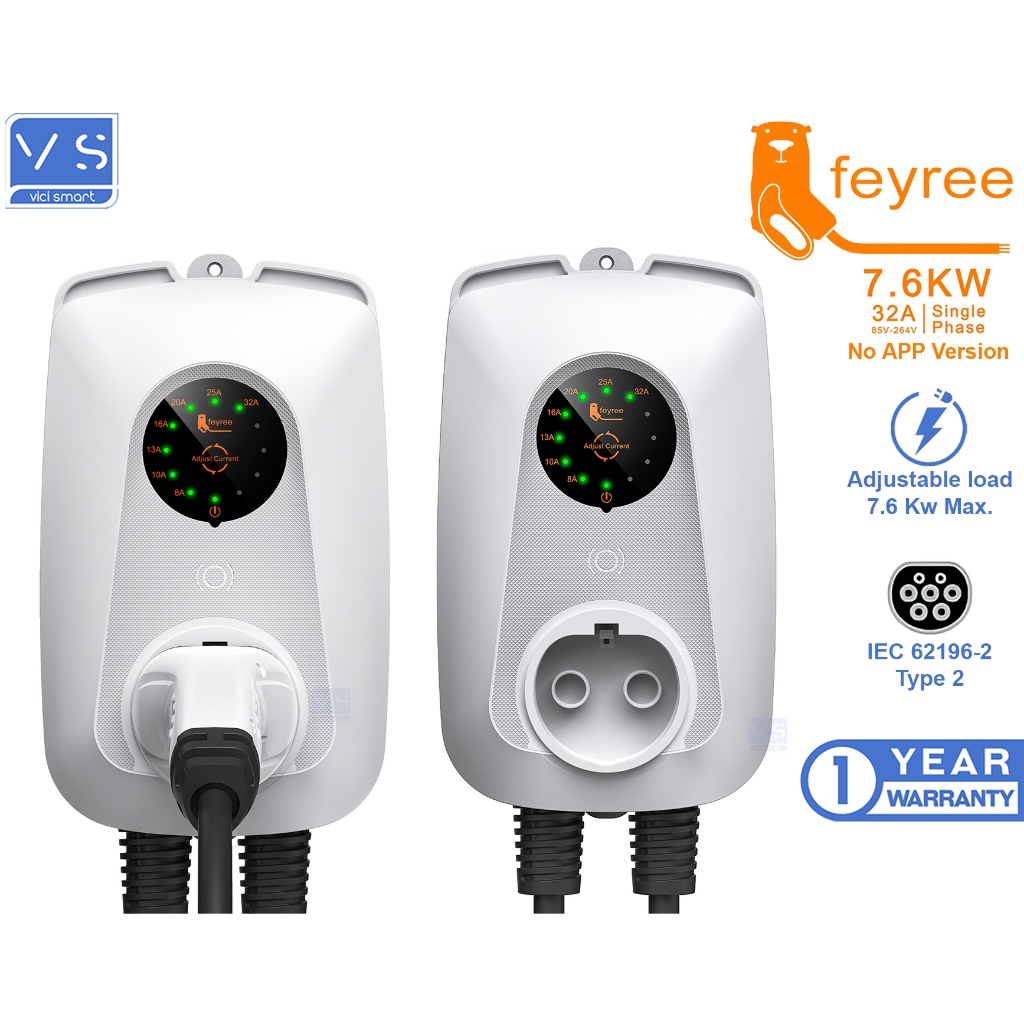 Jual FEYREE Wallbox Charger EV Type 2 Untuk Semua Mobil Listrik Hyundai ...