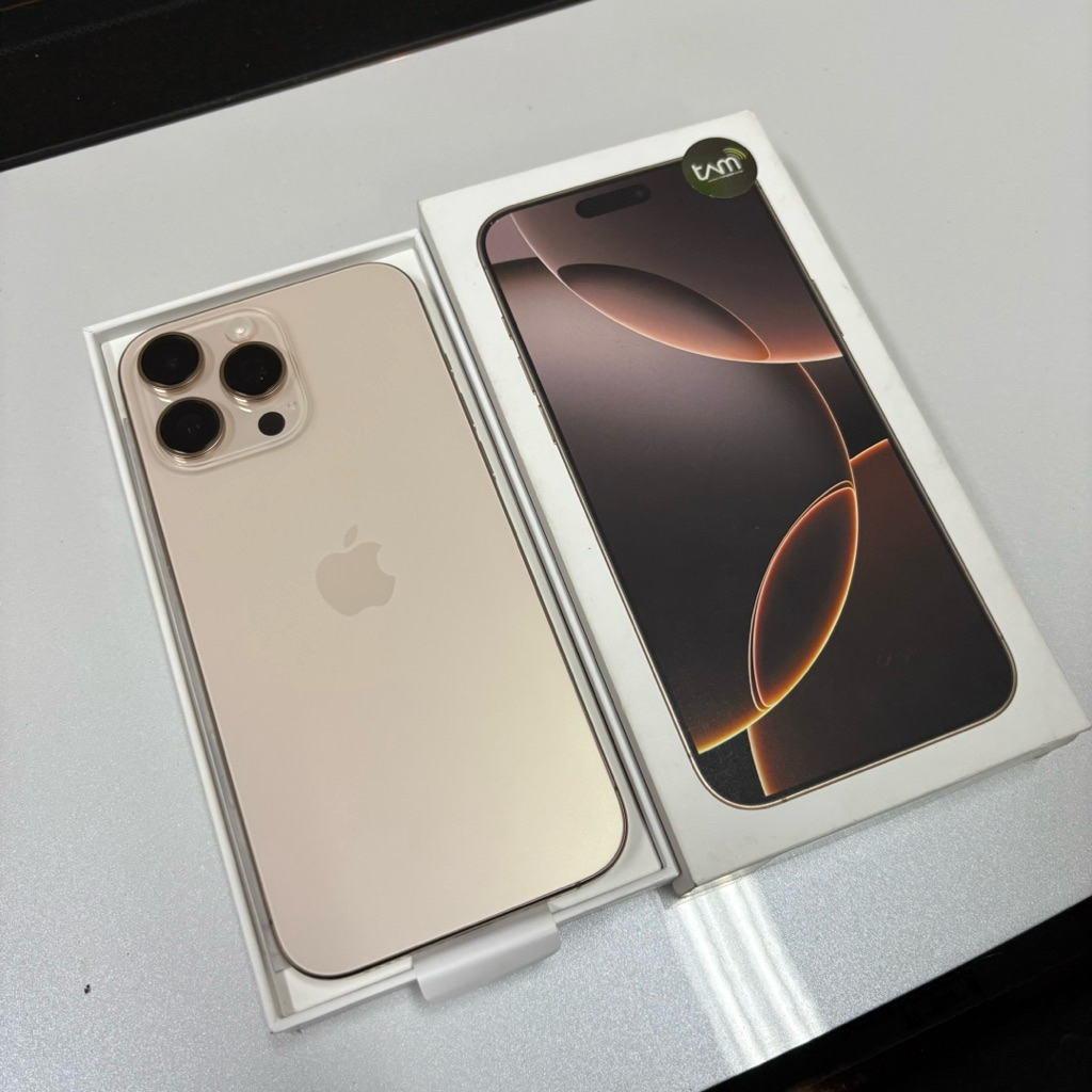 Jual Iphone 16 ProMax 256GB Desert Titanium Garansi 21/06/2026 BH 100 ...