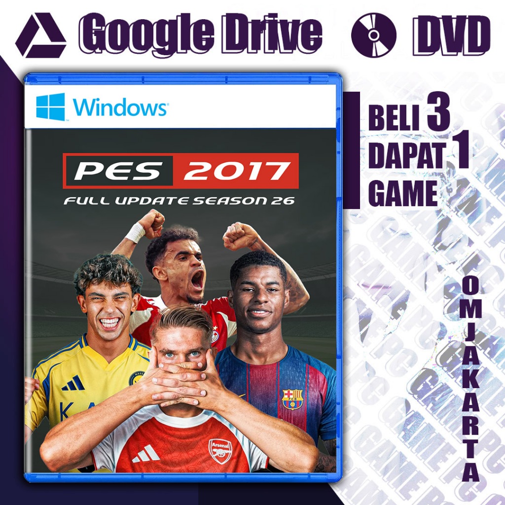 Jual PES 2017 Pro Evolution Soccer 2017 dan Patch Season 2026 | Shopee ...