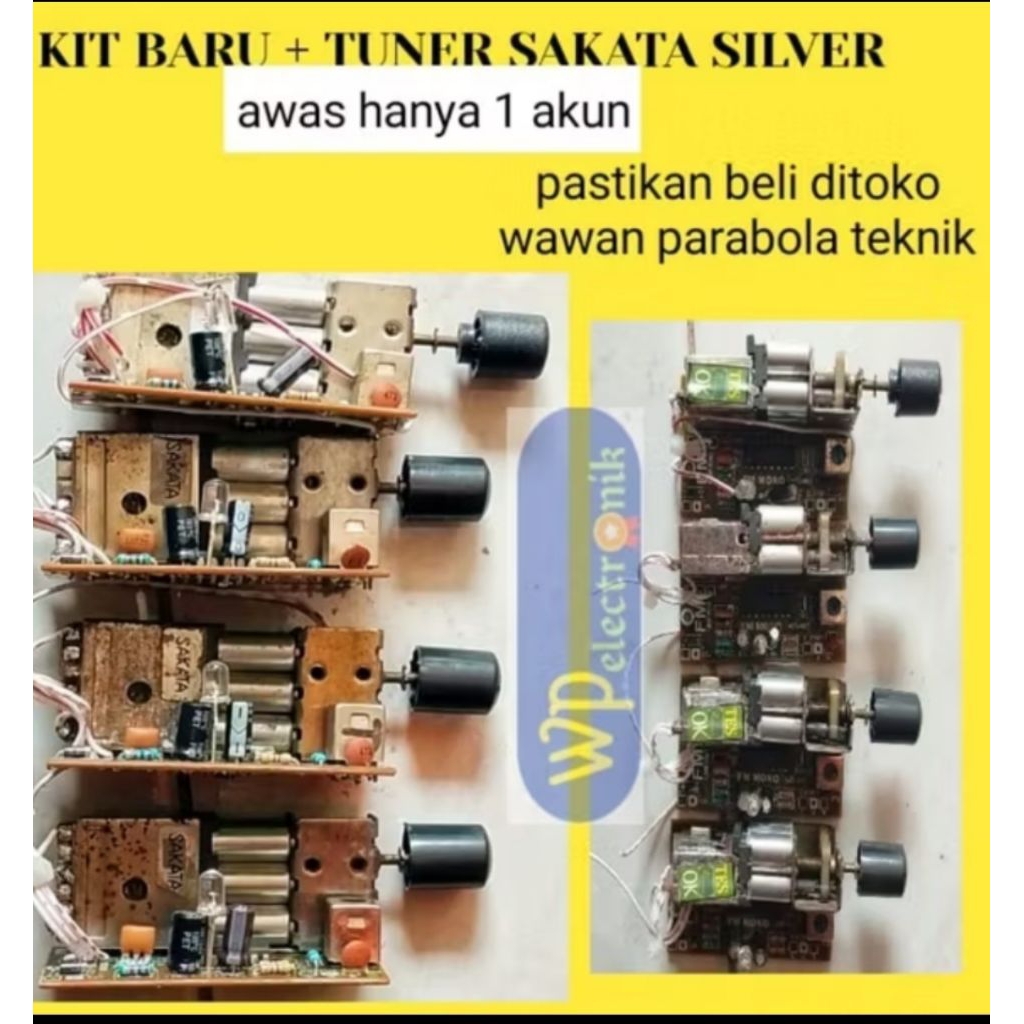 Jual ( WAWAN PARABOLA TEKNIK )RADIO TUNER FM MONO KEPALA TUNER BEKAS ...
