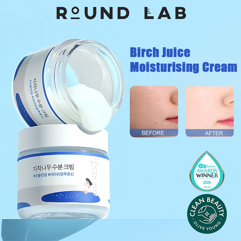 Jual Round Lab Birch Juice Moisturizing Cream 80ml / Total Moisture ...