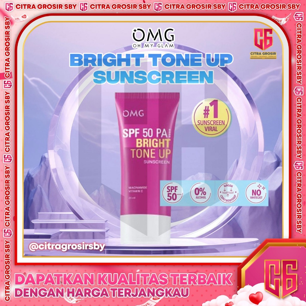Jual OMG Oh My Glow Sun Care Indonesia || UV Barrier Sunscreen SPF 50 ...