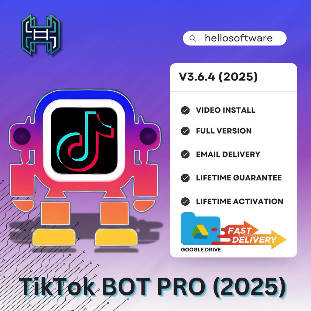 Jual TikTok Bot Pro 2025 v3.6.4 Full Version (Versi Terbaru) | Shopee ...