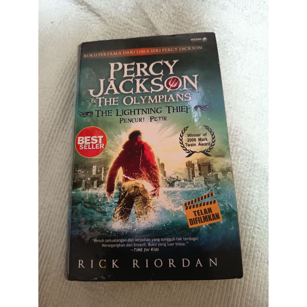 Jual Preloved buku Percy Jackson & The Olympians, The Lightning Thief ...