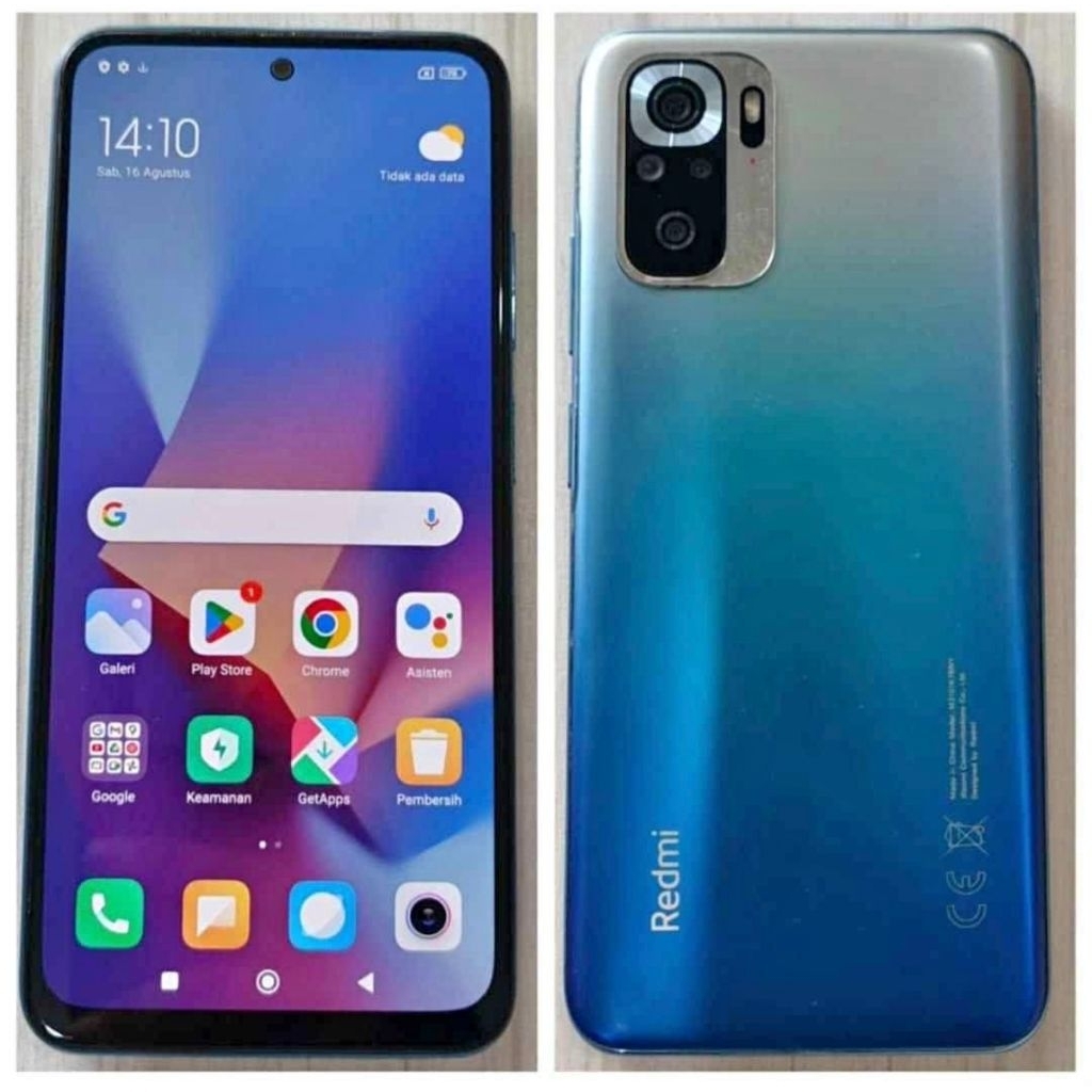 Jual Xiaomi Redmi Note 10S RAM 8/128GB AMOLED Helio G95 Kamera 64MP ...