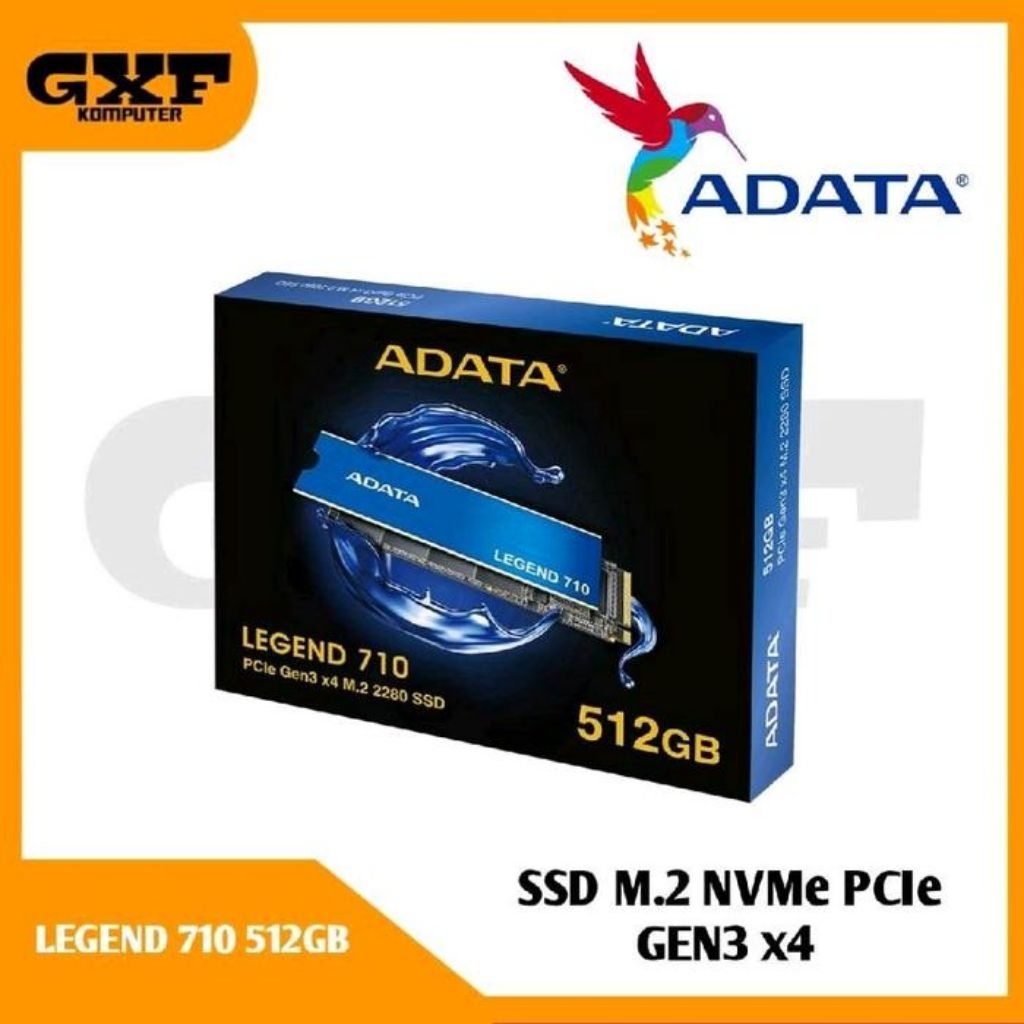 Jual SSD ADATA LEGEND 710 512GB M.2 NVME PCIe Gen3 ×4 | Shopee Indonesia