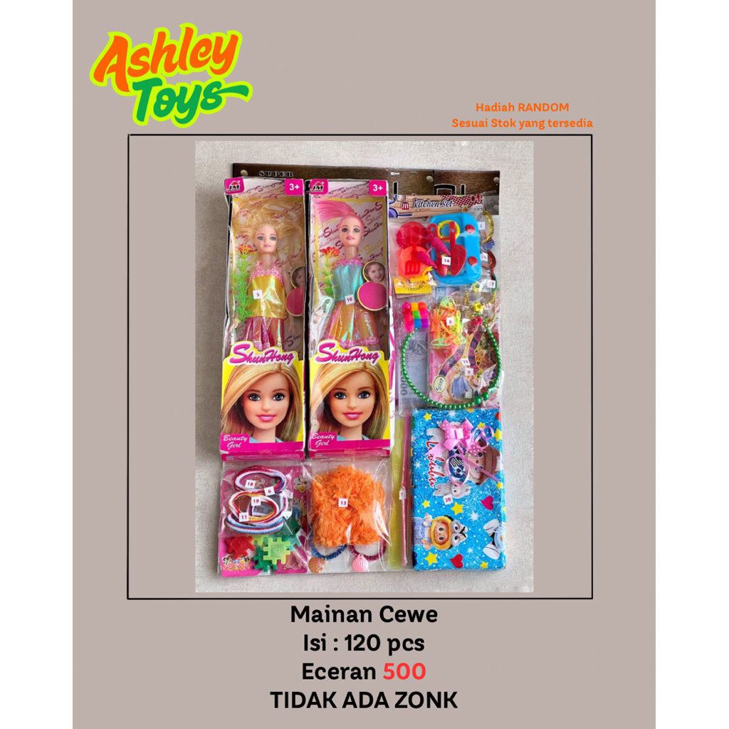 Jual MAINAN BERHADIAH ISI 120 PCS ECERAN 500 | SIAP UNTUK DIJUAL ...