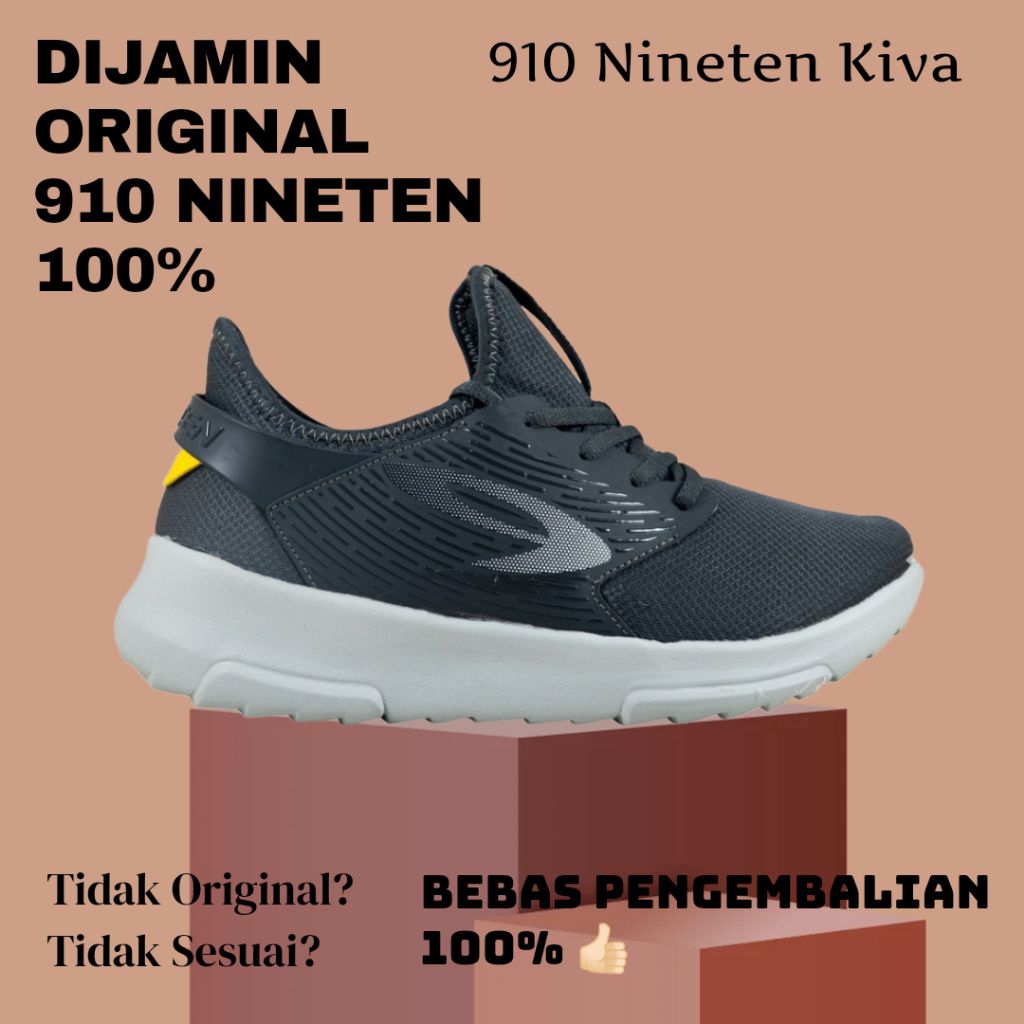 Jual Original Sepatu 910 Nineten Kiva Running | Shopee Indonesia