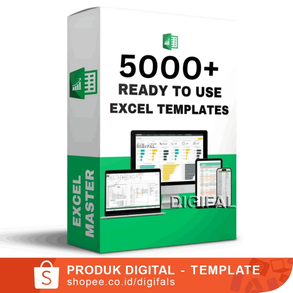 Jual 5000+ EXCEL TEMPLATE | Shopee Indonesia