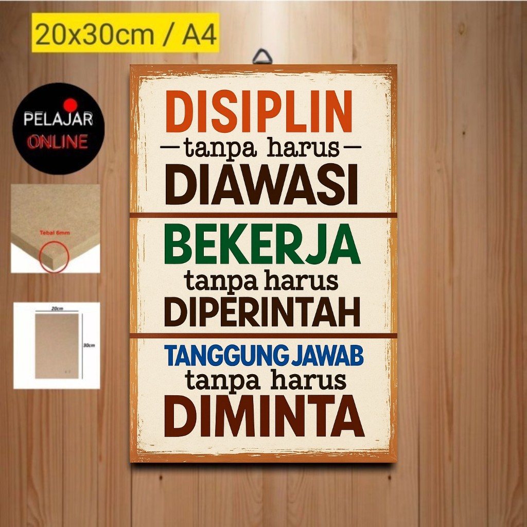Jual Hiasan dinding motivasi - Pajangan Poster Motivasi - Dekorasi ...