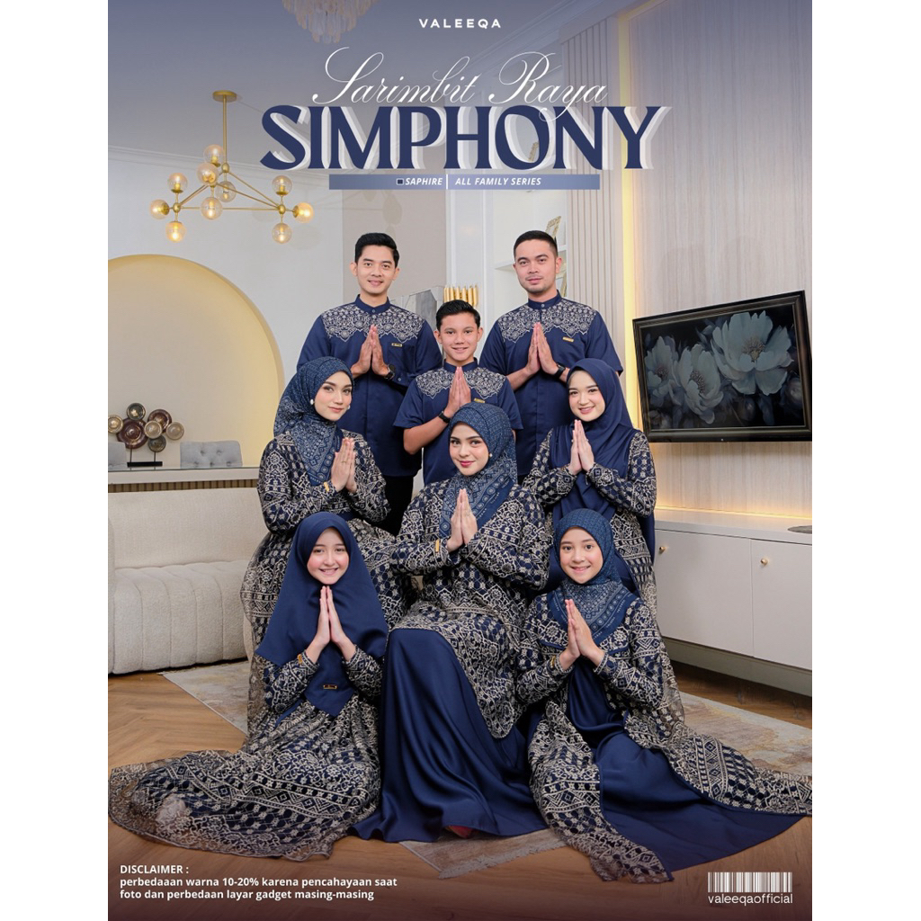 Jual OPEN PREE ORDER!! sarimbit raya 2026 FAMILY RAYA SERIES SIMPHONY BY VALEEQA (READY DESEMBER ...