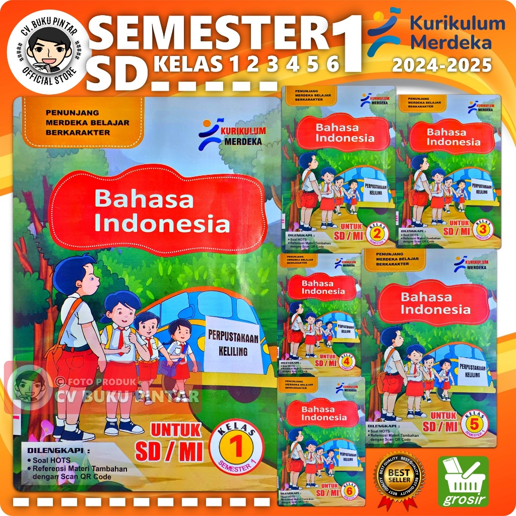 Jual BUKU LKS BAHASA INDONESIA SD KELAS 1 2 3 4 5 6 SEMESTER 1 KURIKULUM MERDEKA KURMER | PUTRA ...