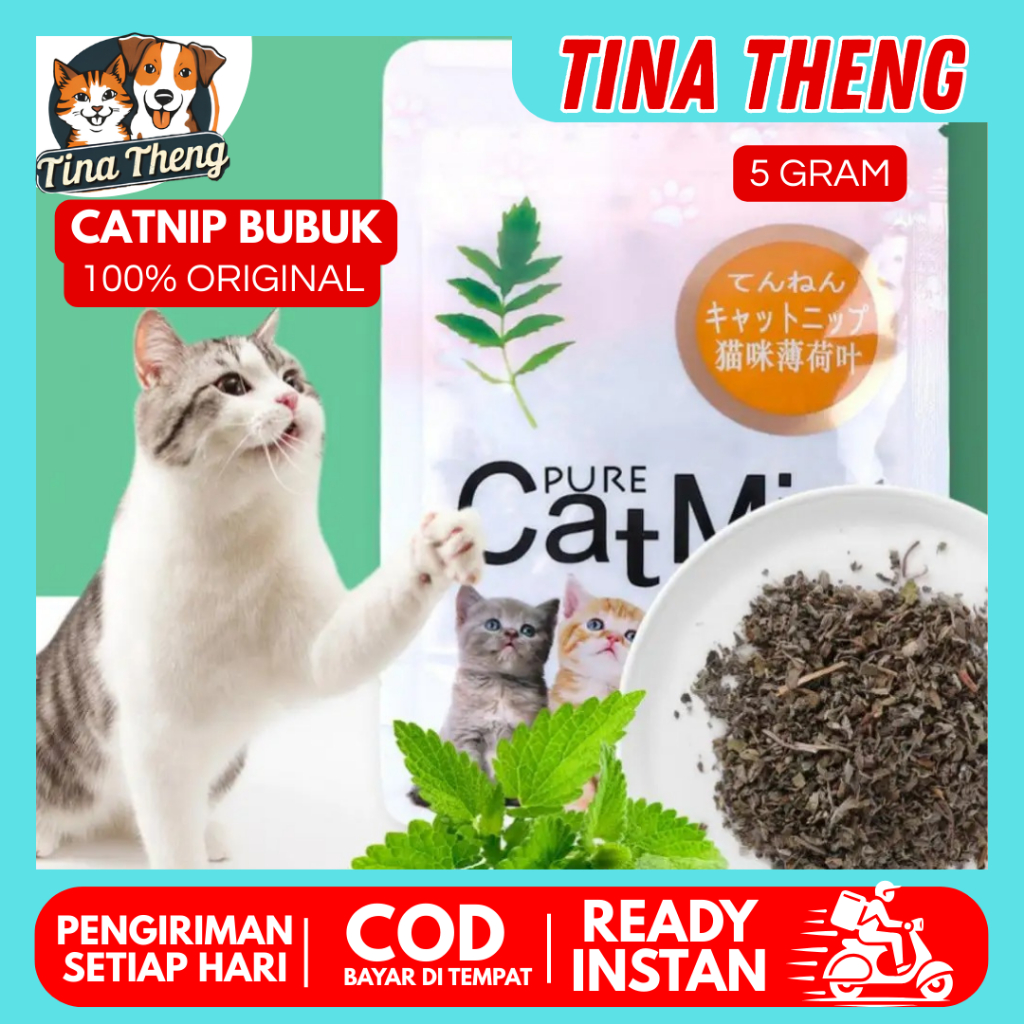 Jual TinaThengStore Snack Kucing "CATMINT" Catnip Natural Organik ...