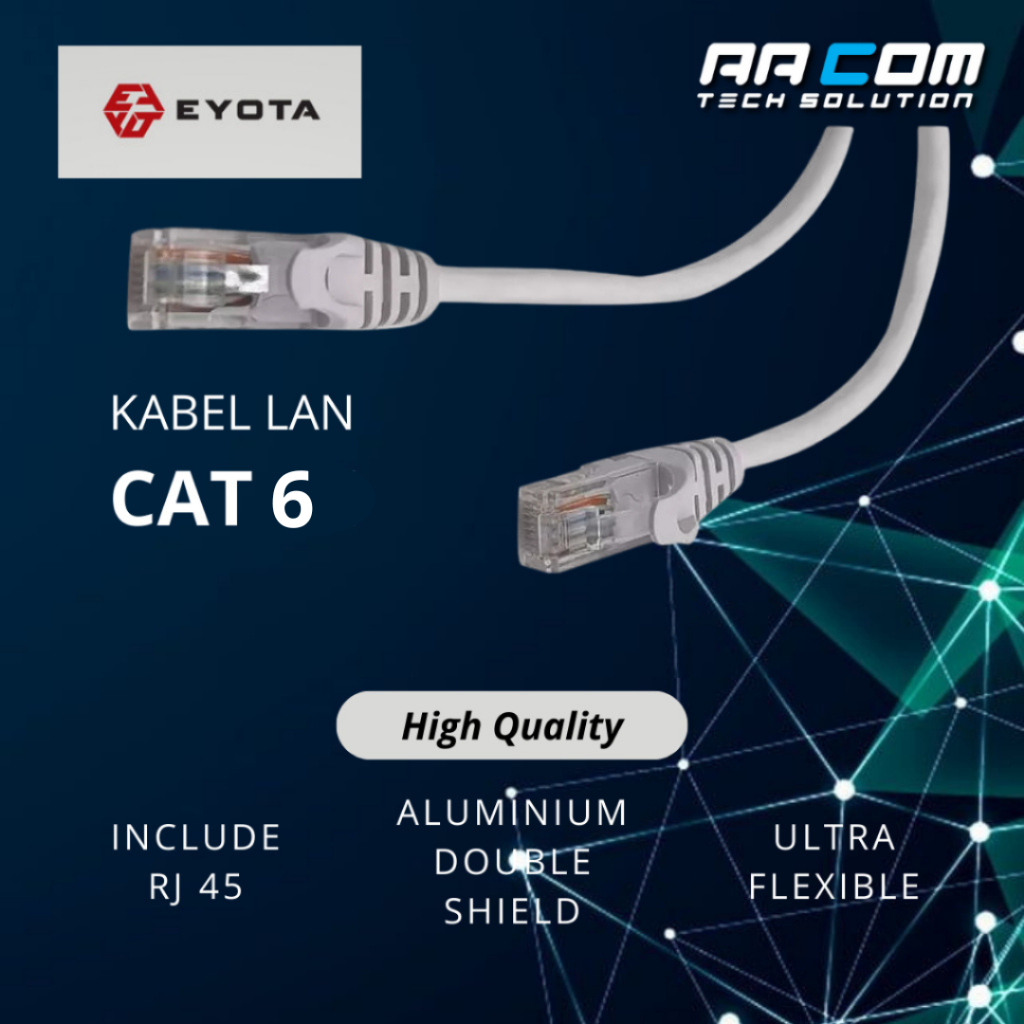 Jual KABEL LAN RJ45 ETHERNET NETWORK CABLE CAT6 / CAT6E UTP | LAN CABLE ...
