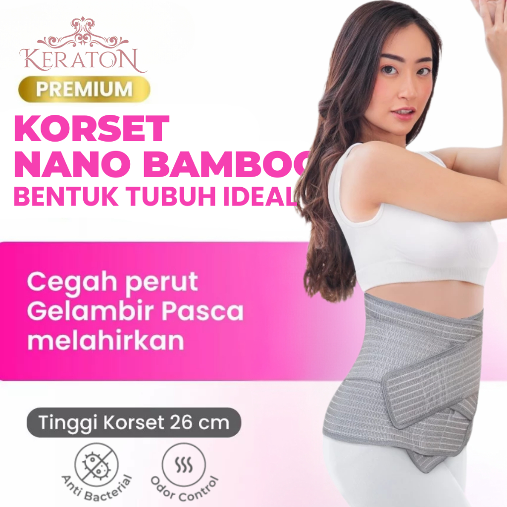 Jual Korset Nano Bamboo Korset Pelangsing Pasca Melahirkan Normal ...