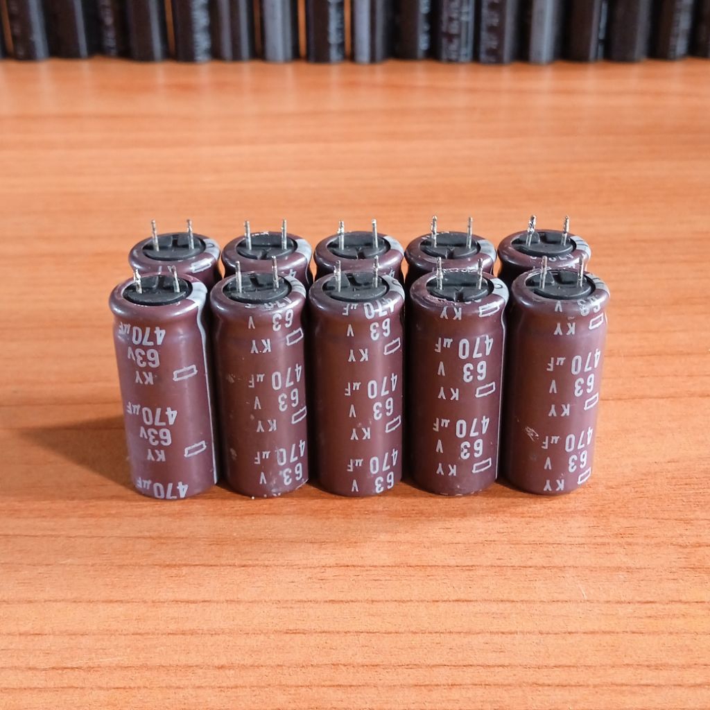 Jual (10Pcs) Elco 63v 470uF Cabutan Original Diameter 1.3cm Tinggi 3cm ...