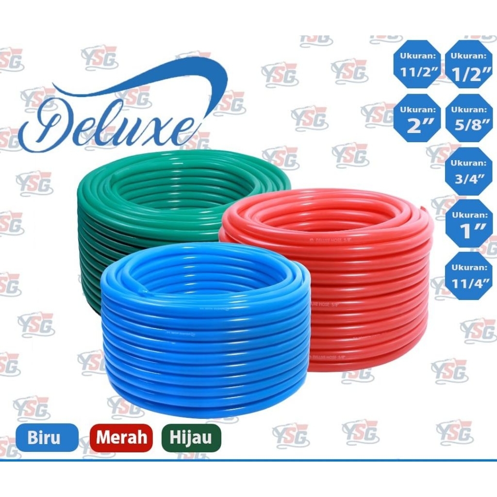 Jual Selang Figo Deluxe Selang Air Selang Dop 11/4” 50meter PvC selang ...