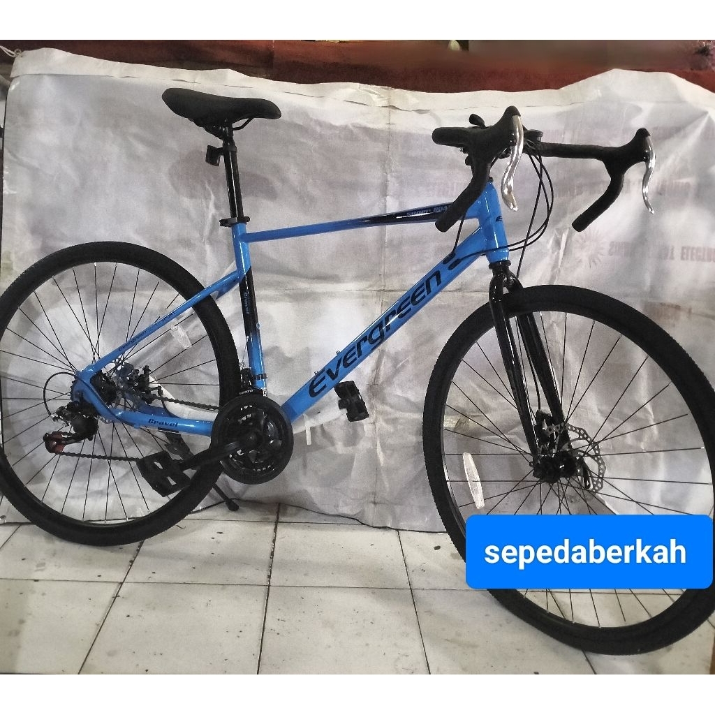 Jual sepeda balap road bike 27,5 Evergreen gravel,rapier ukuran ban 700x38c 21 speed.sepeda ...
