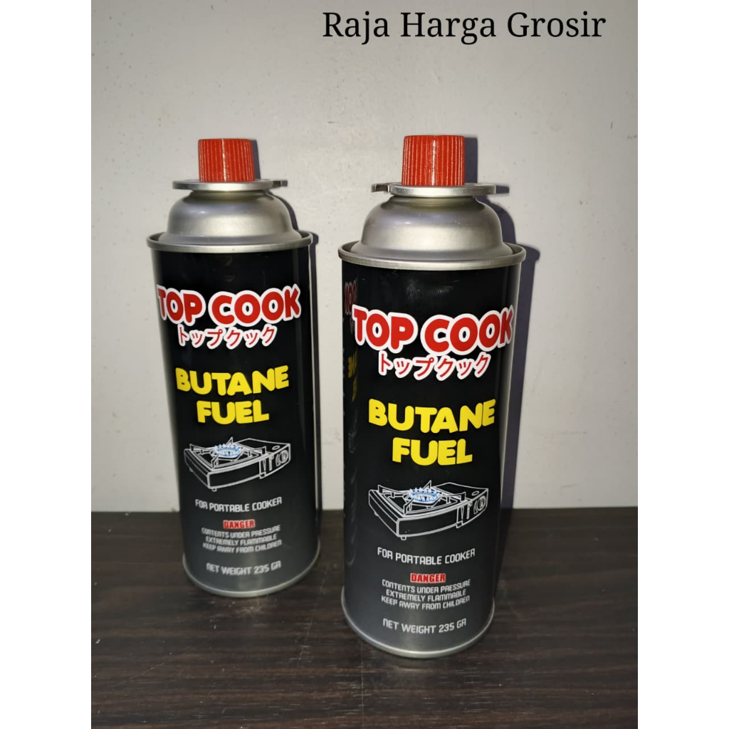 Jual Tabung Gas Portable Top Cook 235 Gram // Tabung Gas Kaleng ...